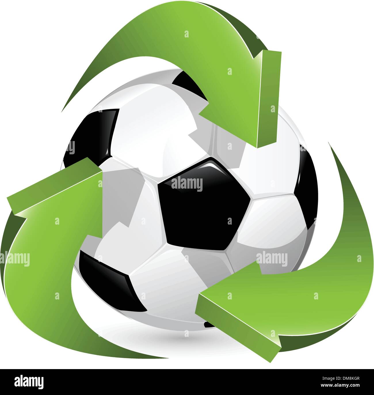 Pointer soccer ball Stock Vector Images - Alamy