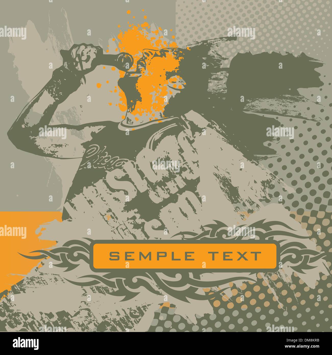 Open air rock concert Stock Vector Images - Alamy