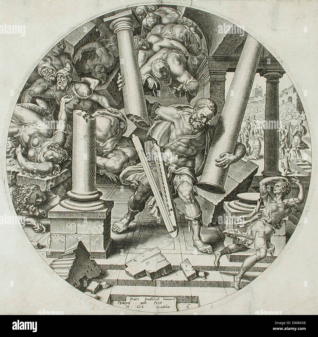 Samson Pillars Tattoo