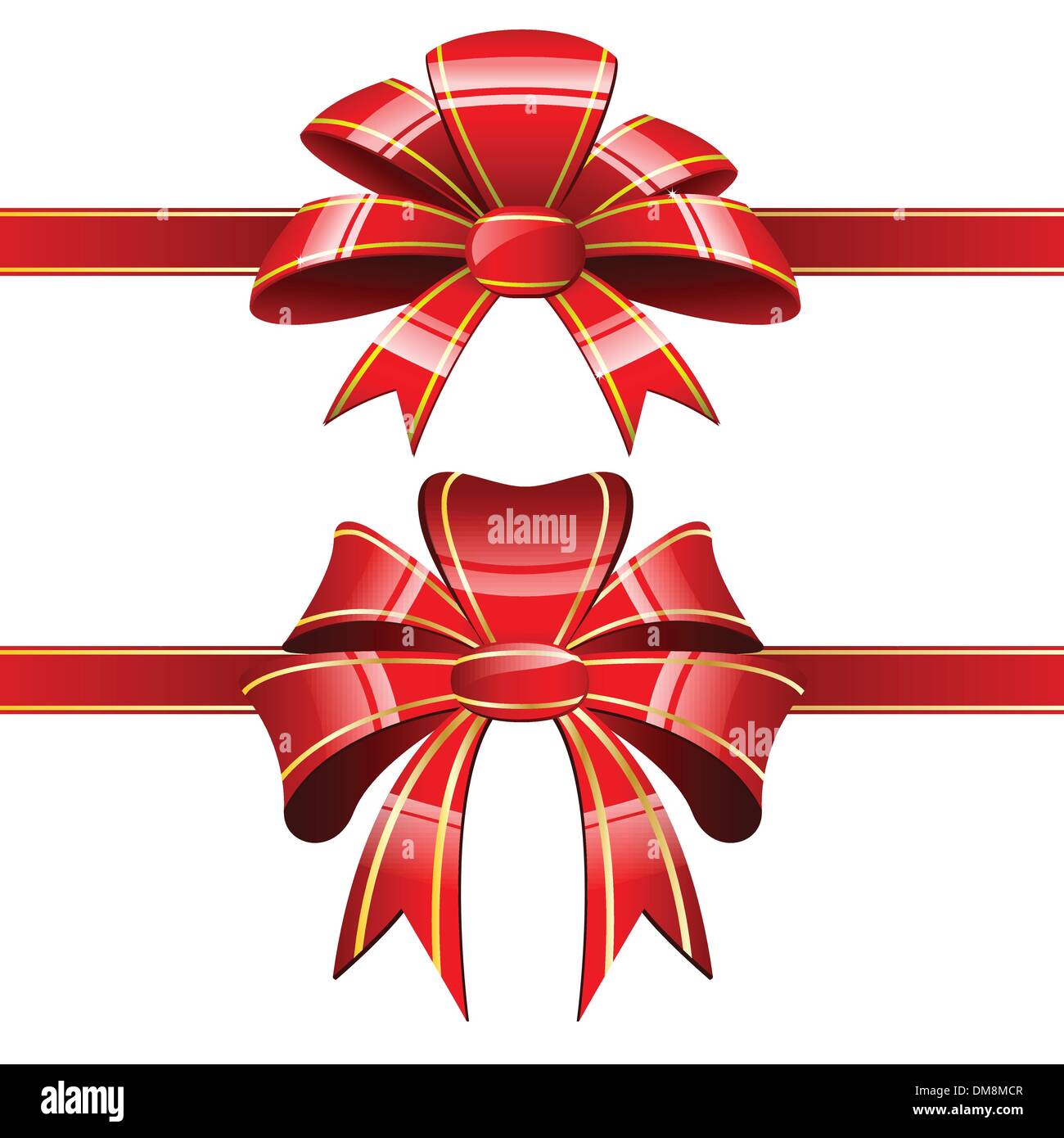 Illustration background tied paper Cut Out Stock Images & Pictures - Alamy