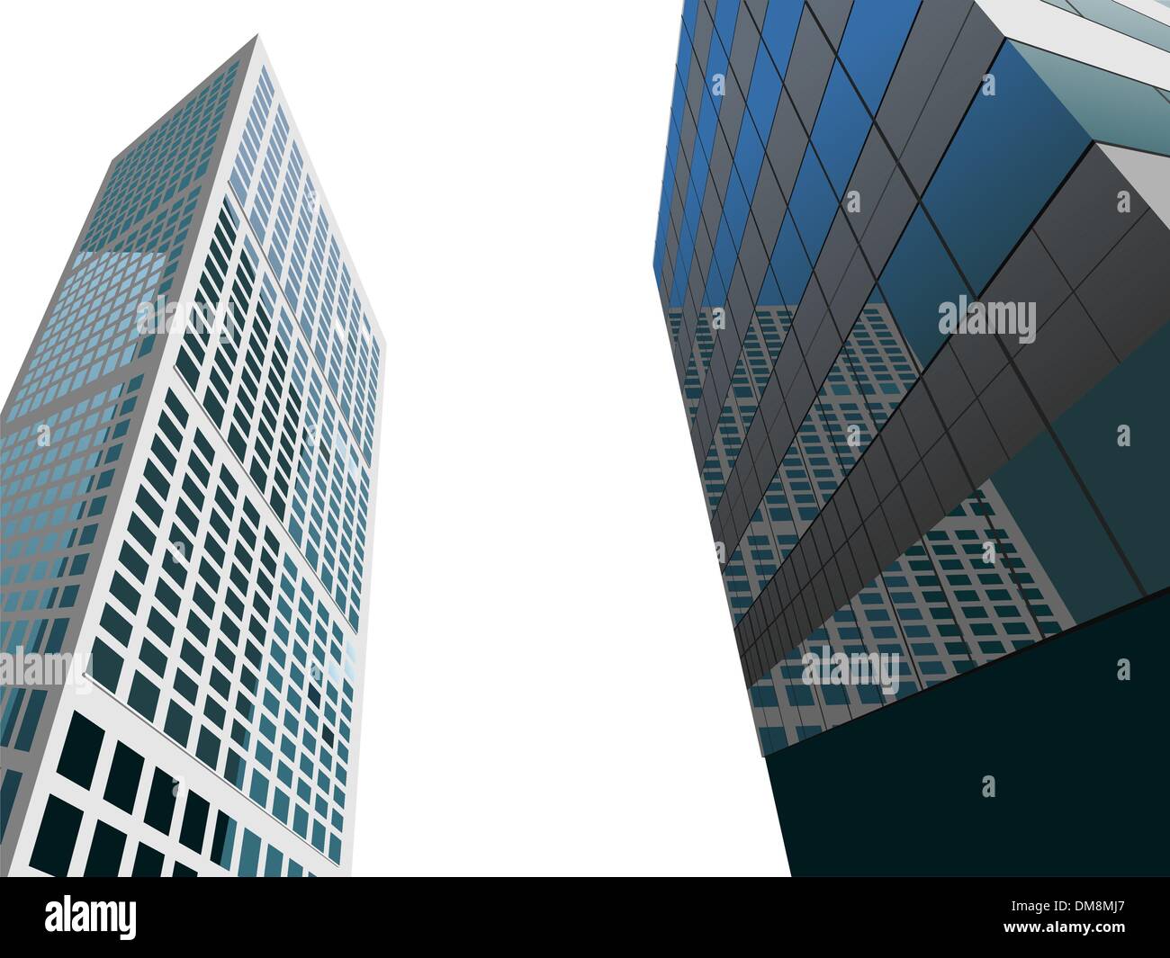 Windows modern office skyscraper Stock Vector Images - Alamy