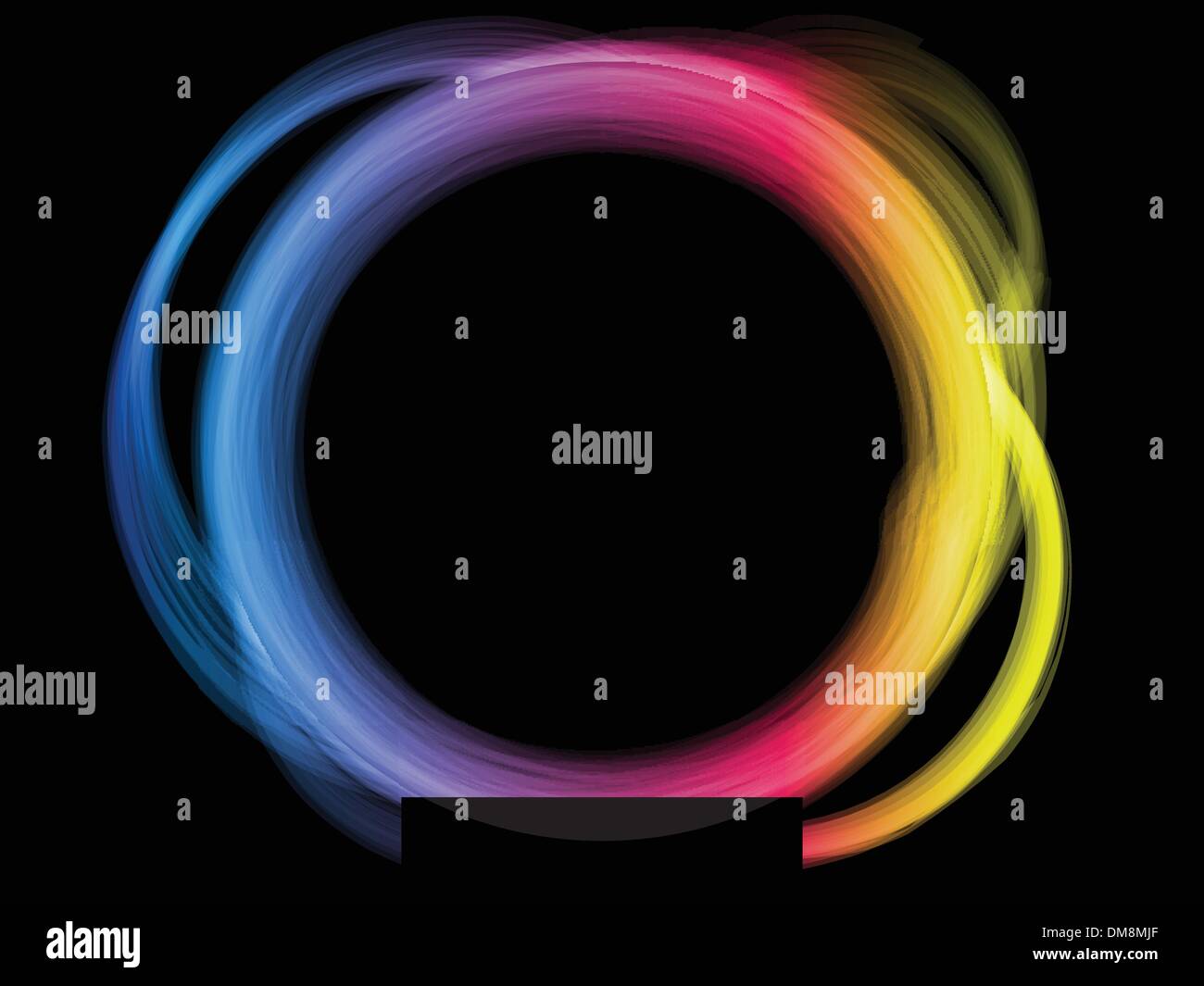 Blur round lens rainbow Stock Vector Images - Alamy