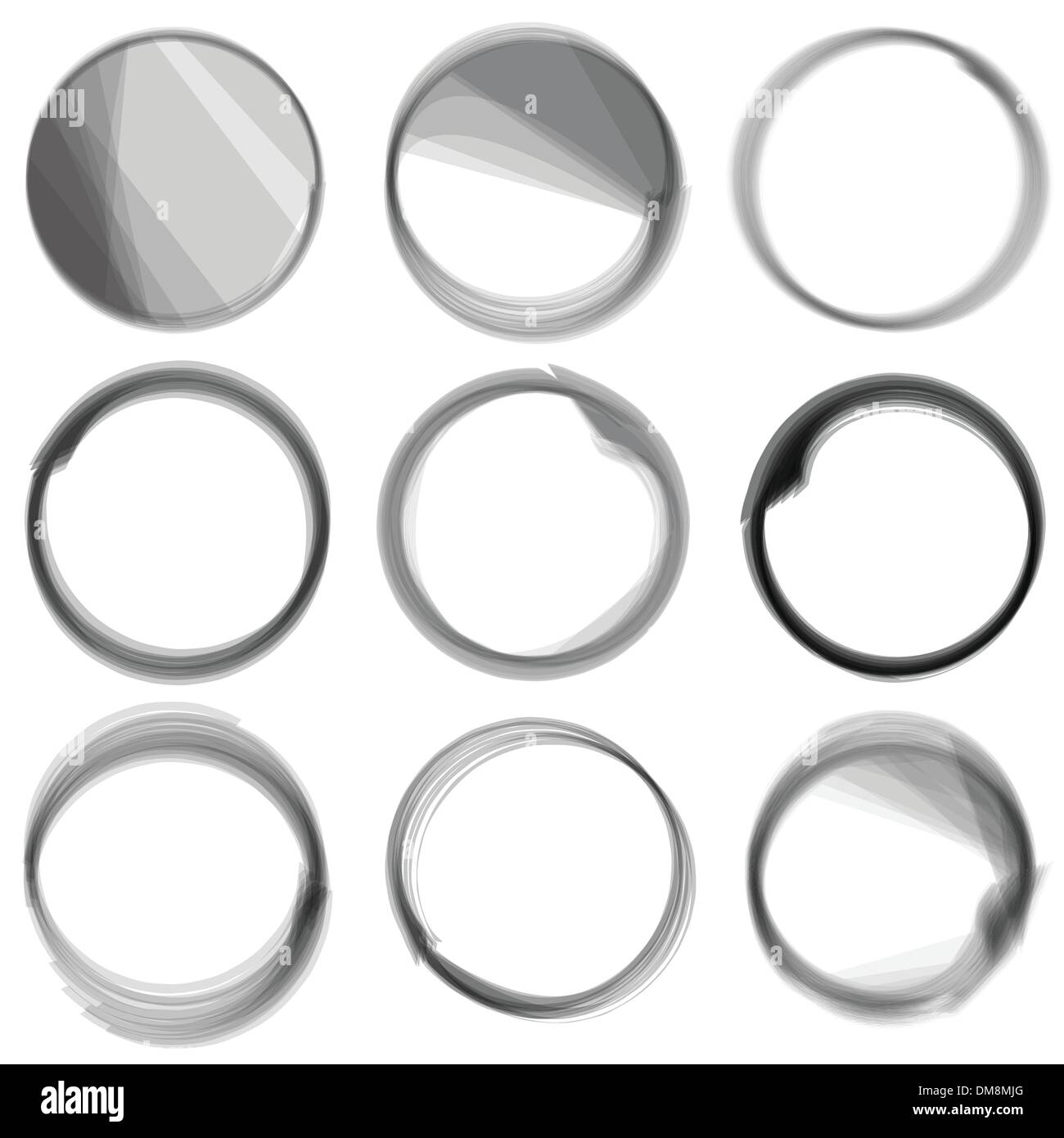 Series of hand drwn ink circles Stock Vector Image & Art - Alamy