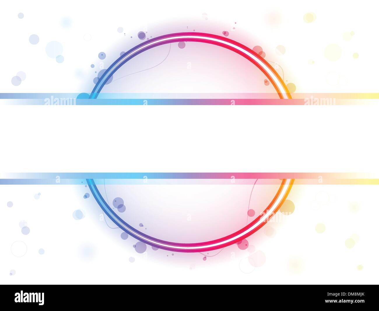 Rainbow Circle Border with Sparkles and Swirls Stock Vector Image & Art ...