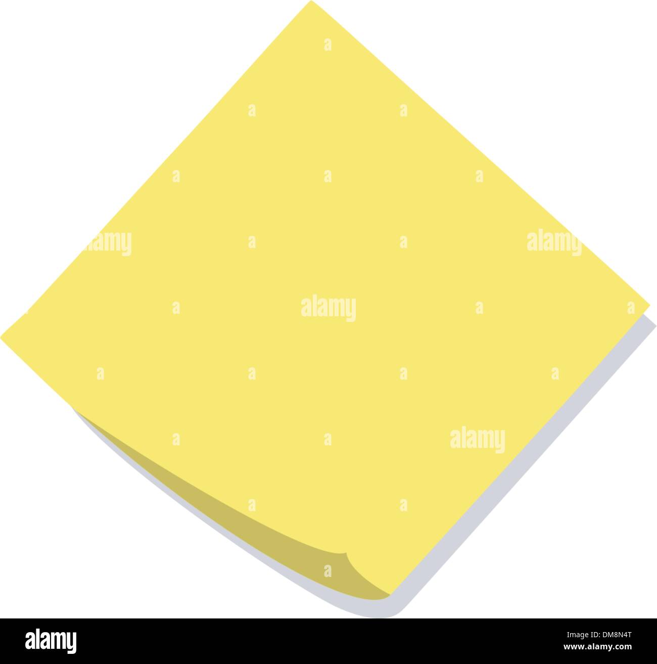 Plain Yellow Sticky Notes Stock Vector Image & Art - Alamy