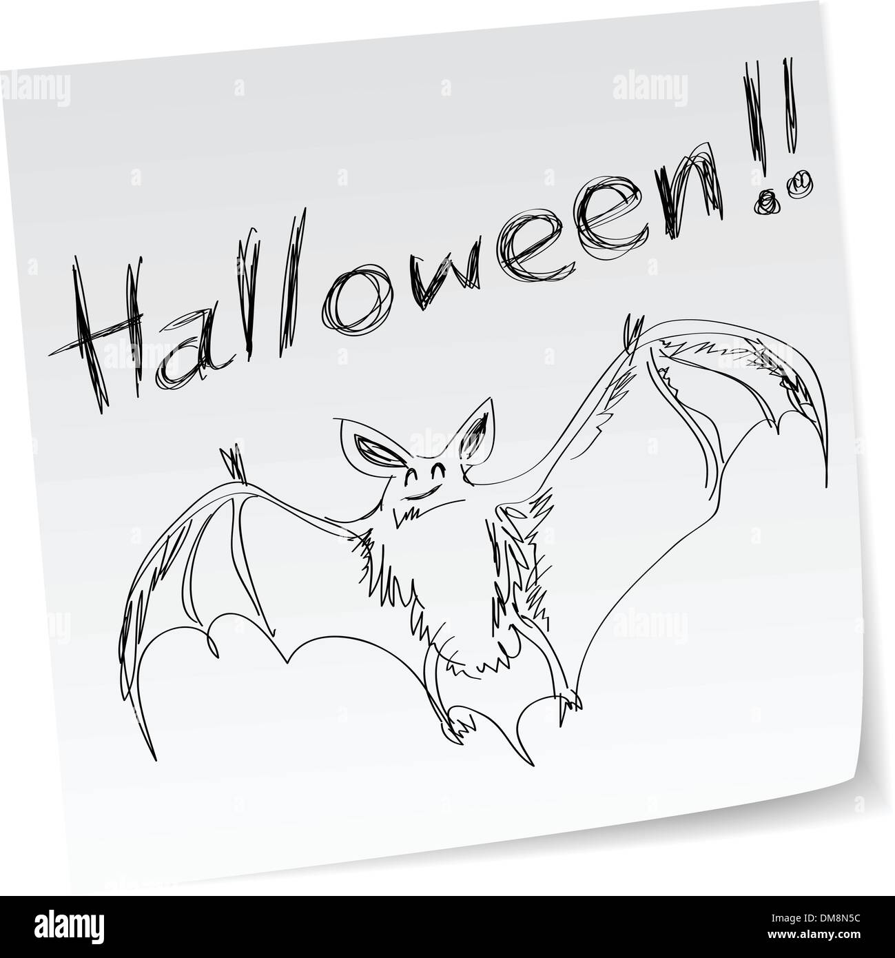 Hand drawn halloween hi-res stock photography and images - Alamy