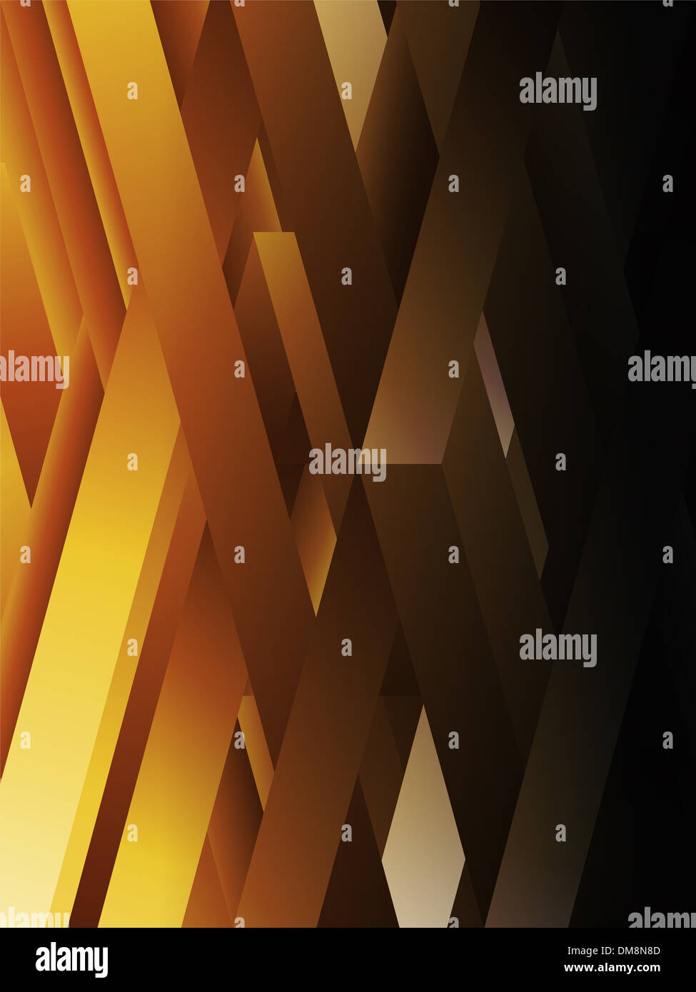 Vector - Yellow abstract geometric lines background Stock Photo - Alamy