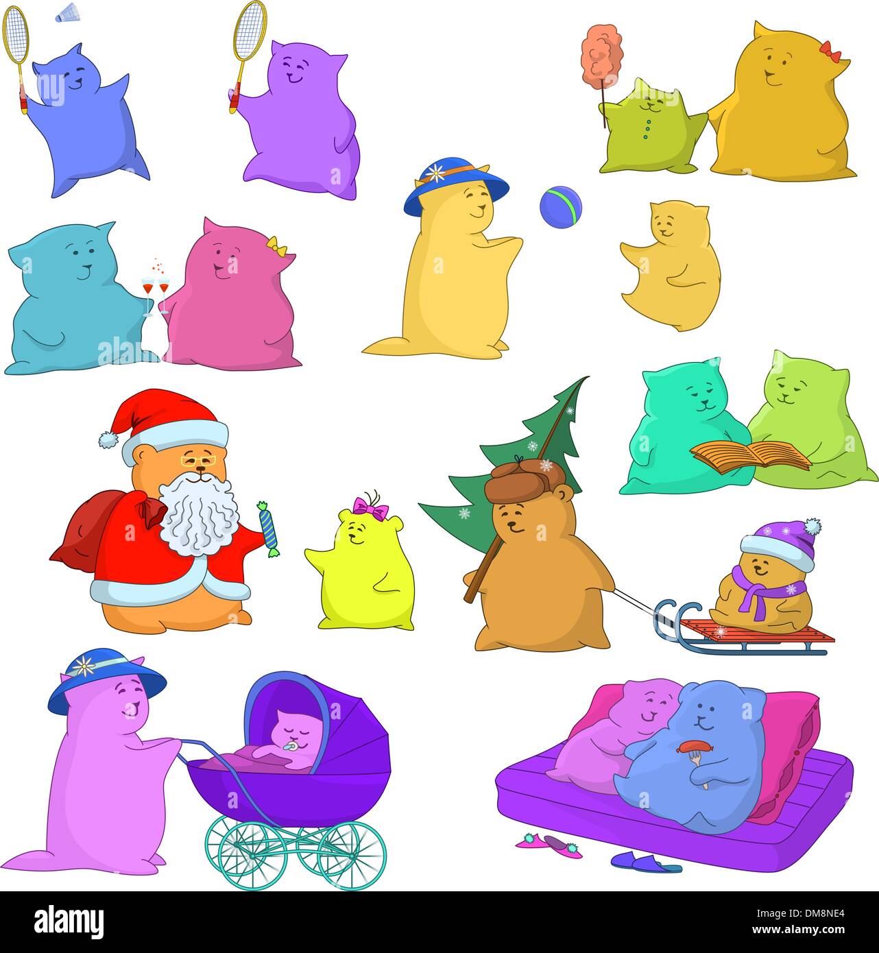 Book baby teddy bear Stock Vector Images - Alamy