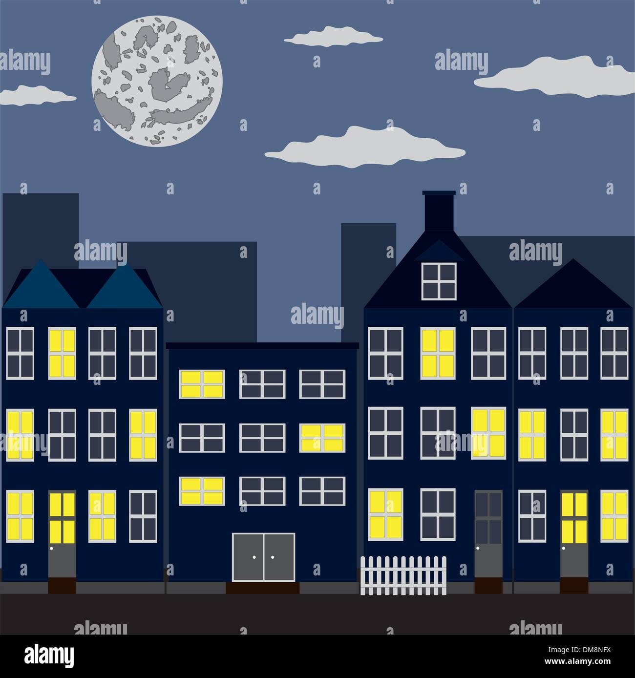 Street civic architecture Stock Vector Images - Alamy