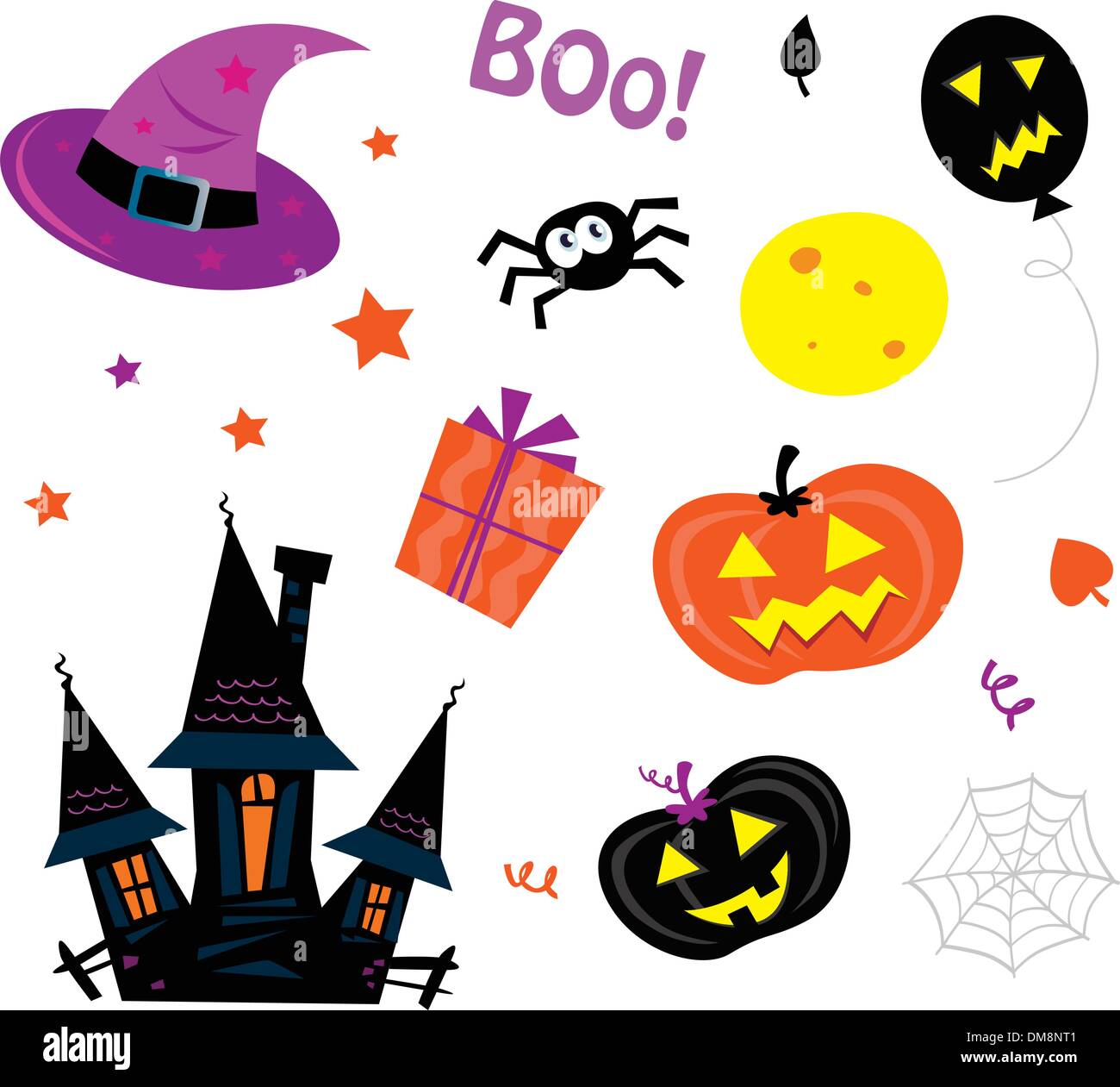 Boo traditional halloween scary Cut Out Stock Images & Pictures - Alamy