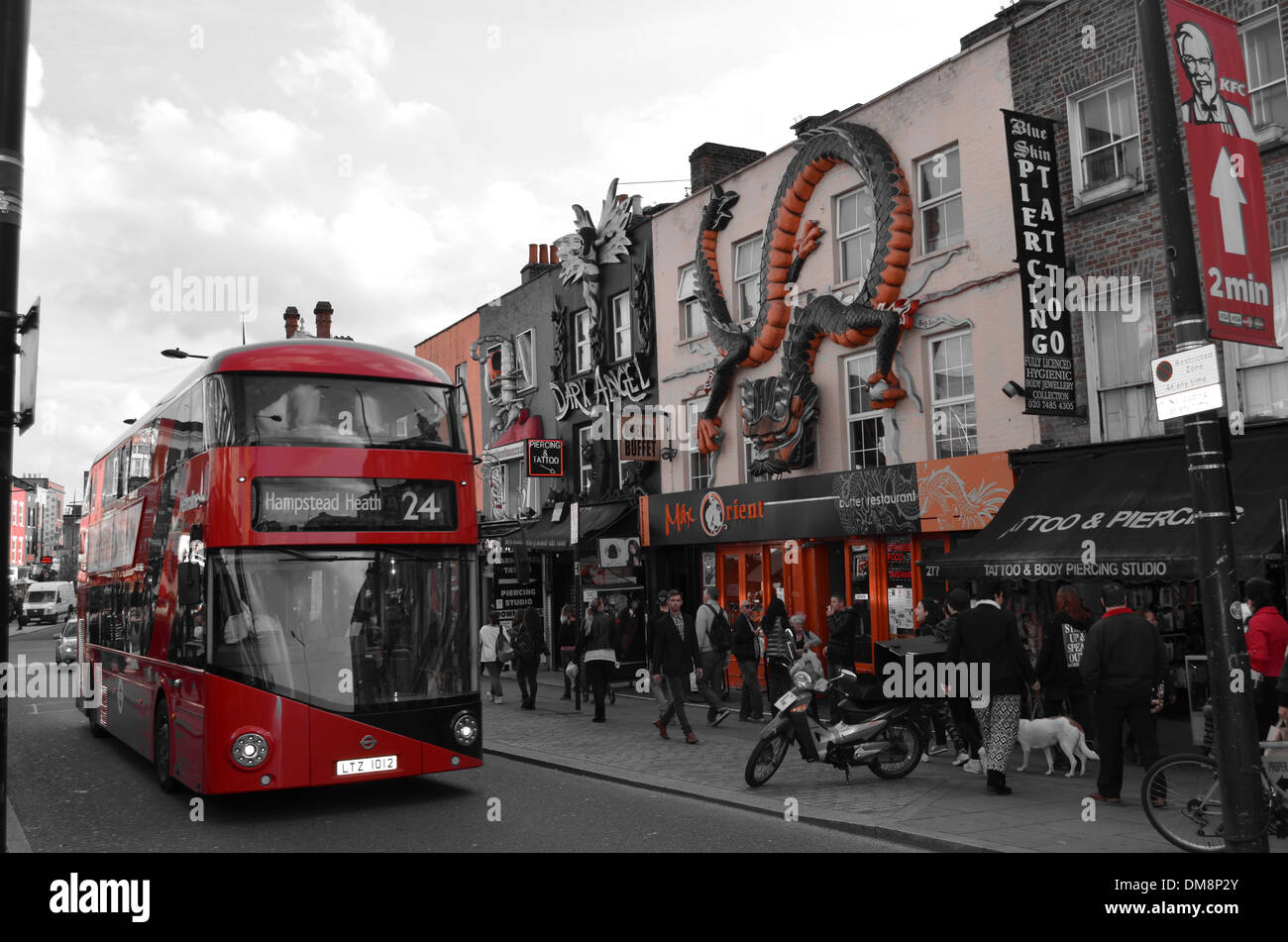Camden bus hi-res stock photography and images - Alamy
