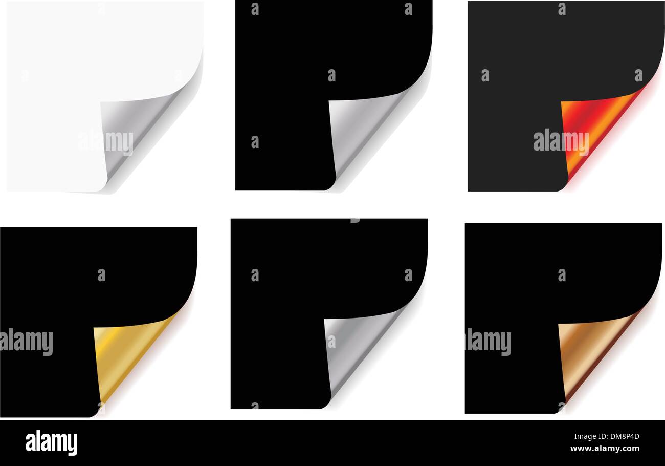 Shiny metallic paper Stock Vector Images - Alamy