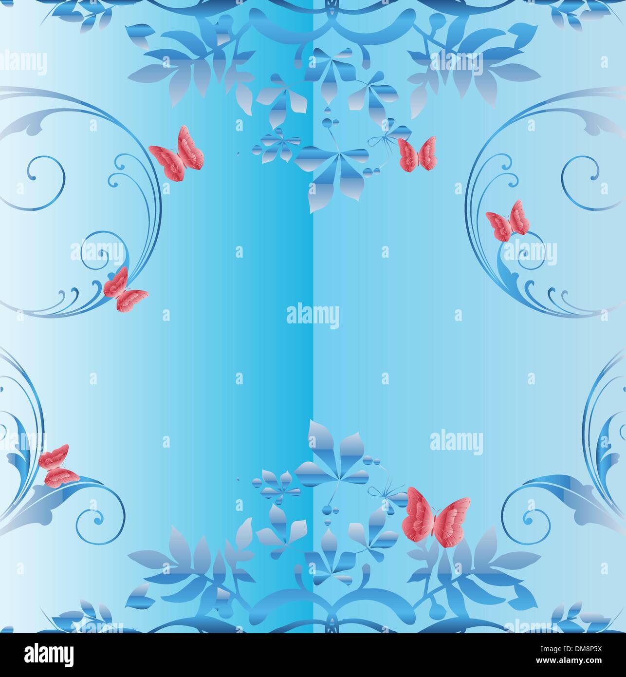 Abstract floral design card Stock Vector Image & Art - Alamy