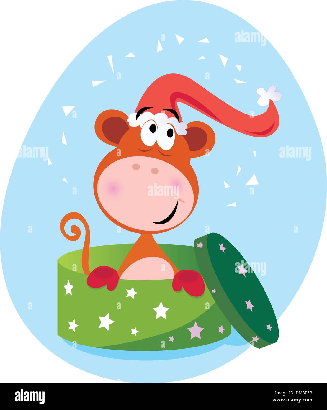 Christmas toy in box Stock Vector Images - Alamy