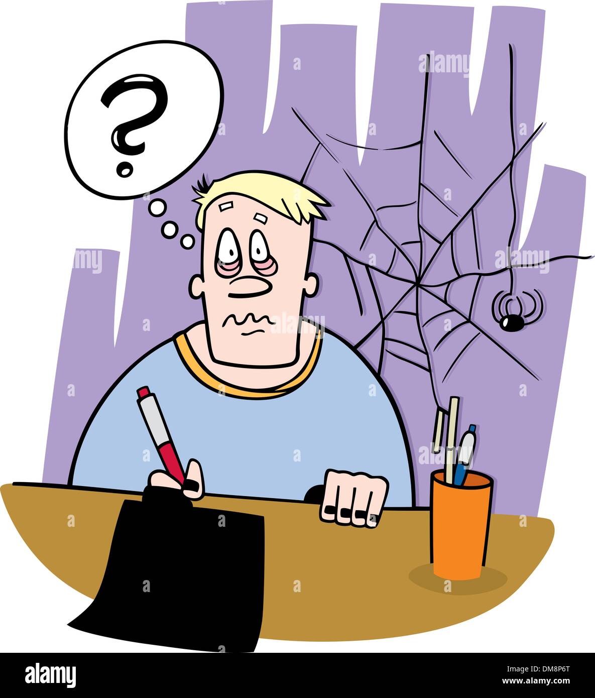 boy and difficult composition Stock Vector Image & Art - Alamy