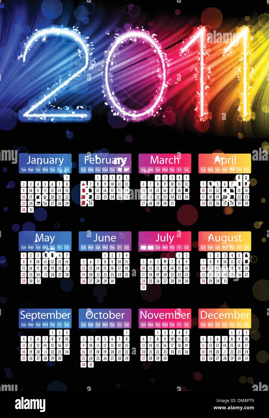 November rainbow Stock Vector Images - Alamy