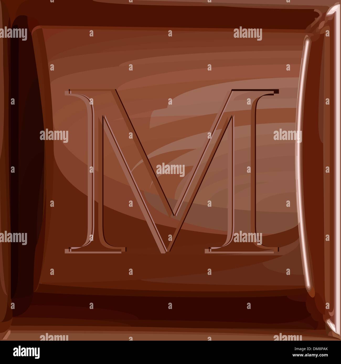 One chocolate Stock Vector Images - Alamy