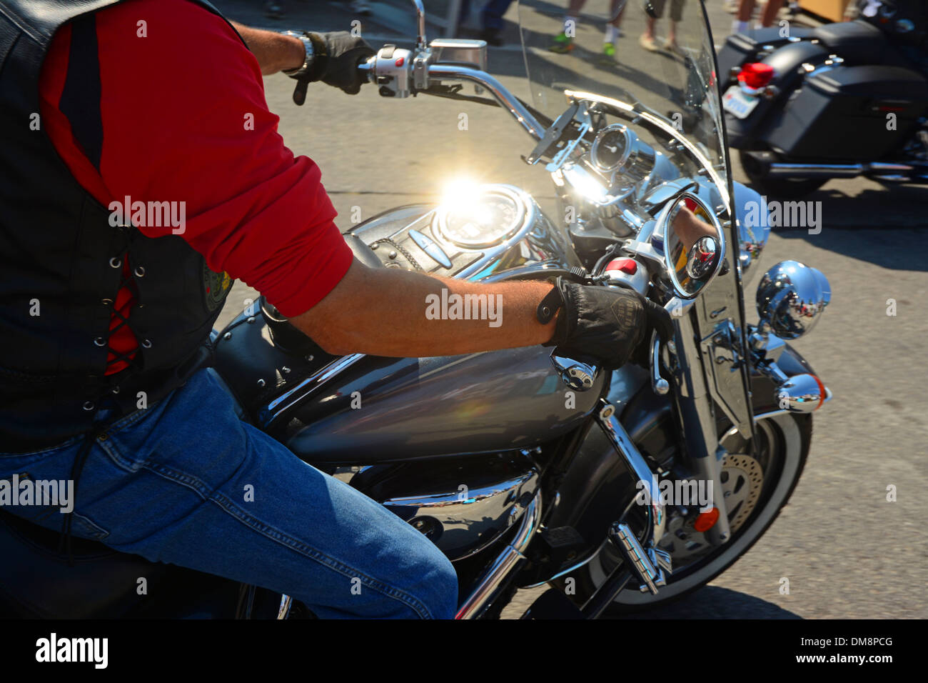 Cool riding motorcycle hi-res stock photography and images - Alamy