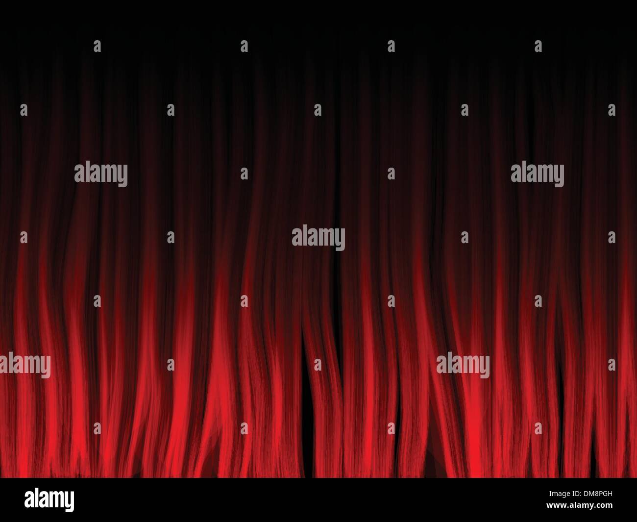 Red Fire Flames. Color and forms are editable Stock Vector Image & Art ...