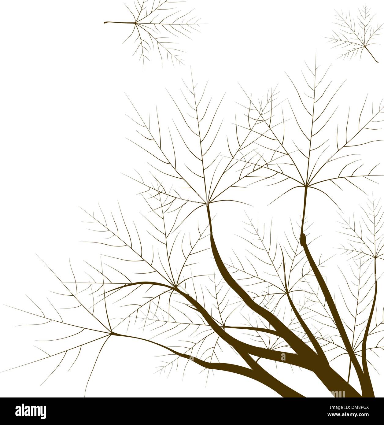 Background autumn leaves eps Cut Out Stock Images & Pictures - Alamy