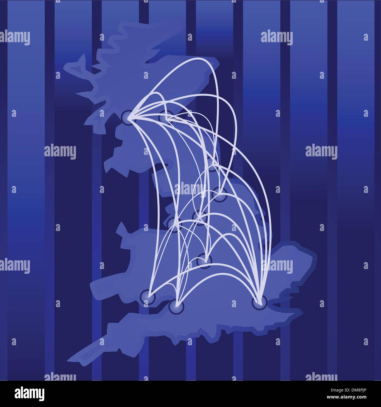 Map uk Stock Vector Images - Alamy