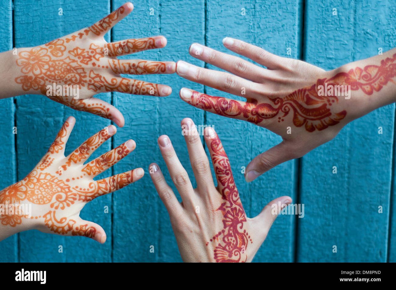 Painted hands painting hi-res stock photography and images - Alamy
