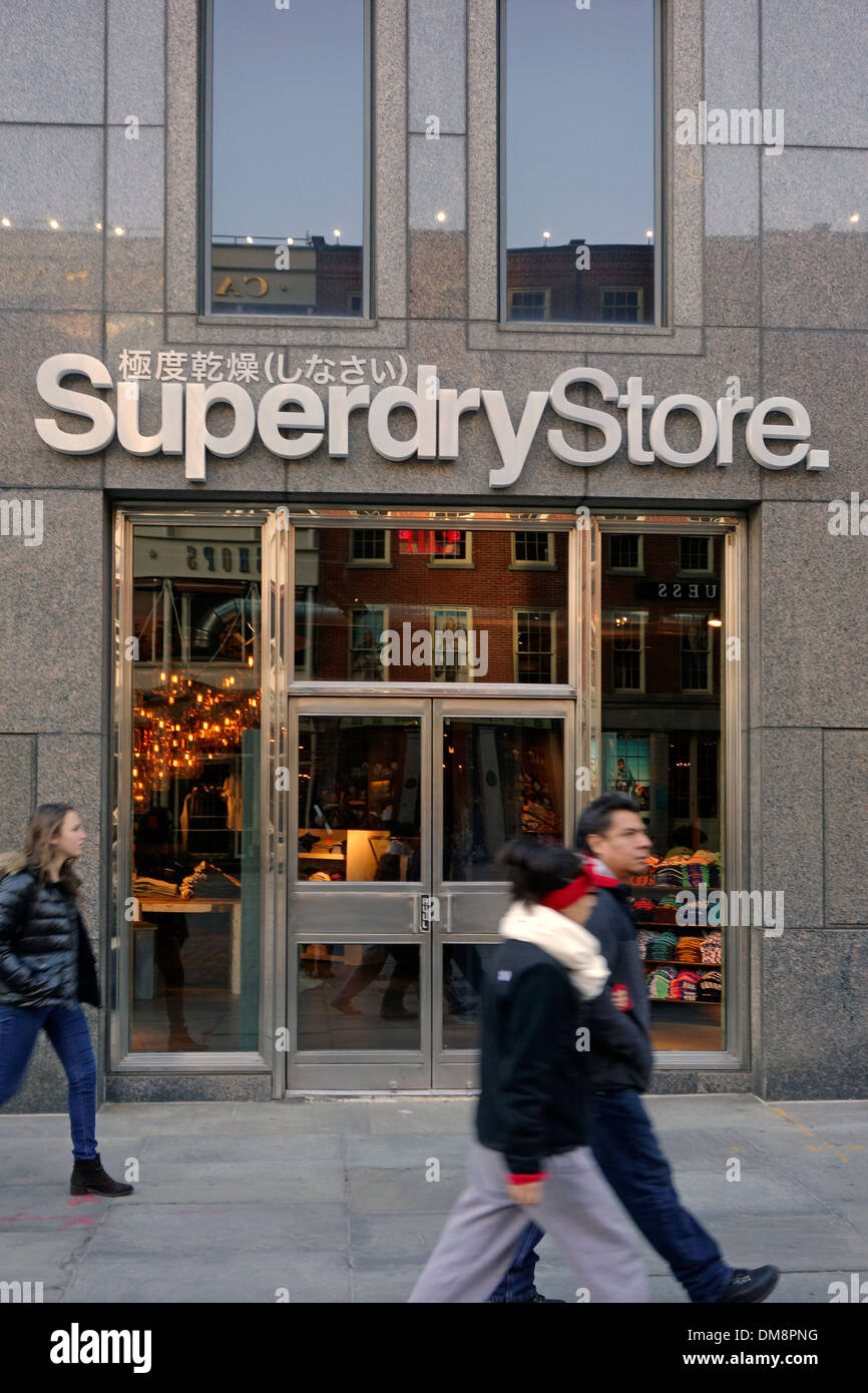 shops in South Street Seaport Stock Photo - Alamy