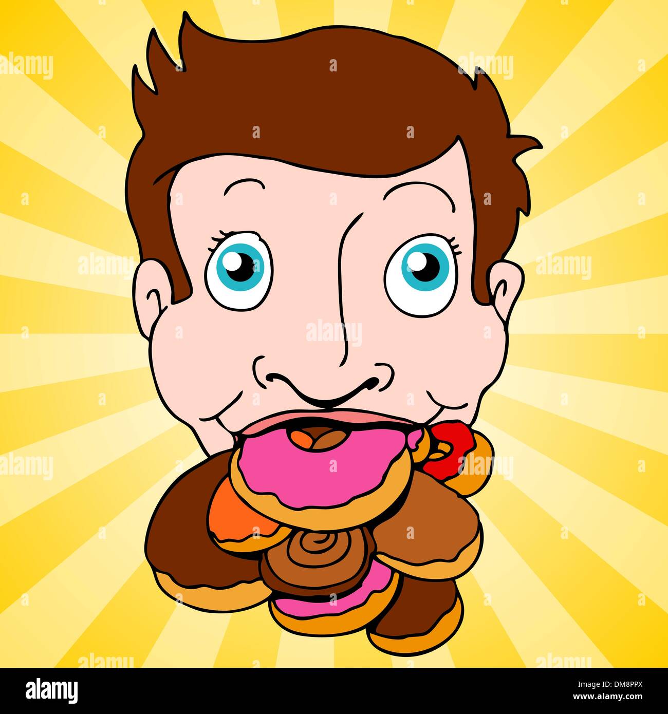 Mouthful Stock Vector Images - Alamy