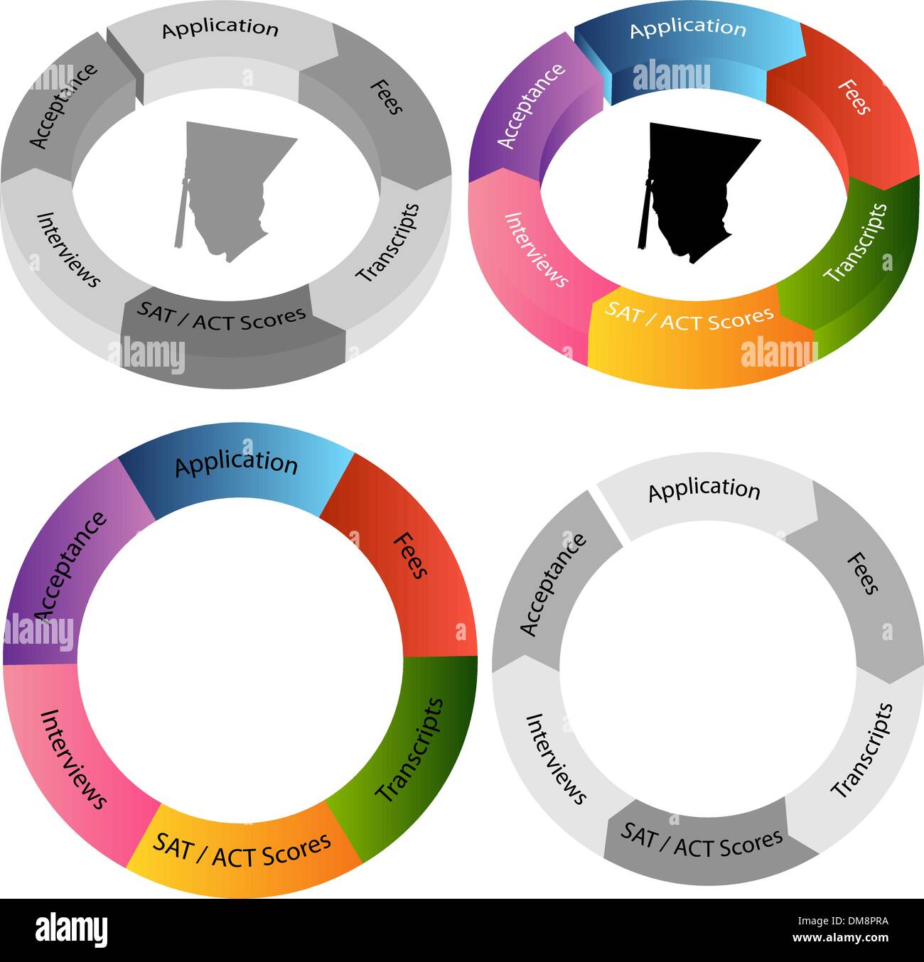 Applying to College Stock Vector Image & Art - Alamy