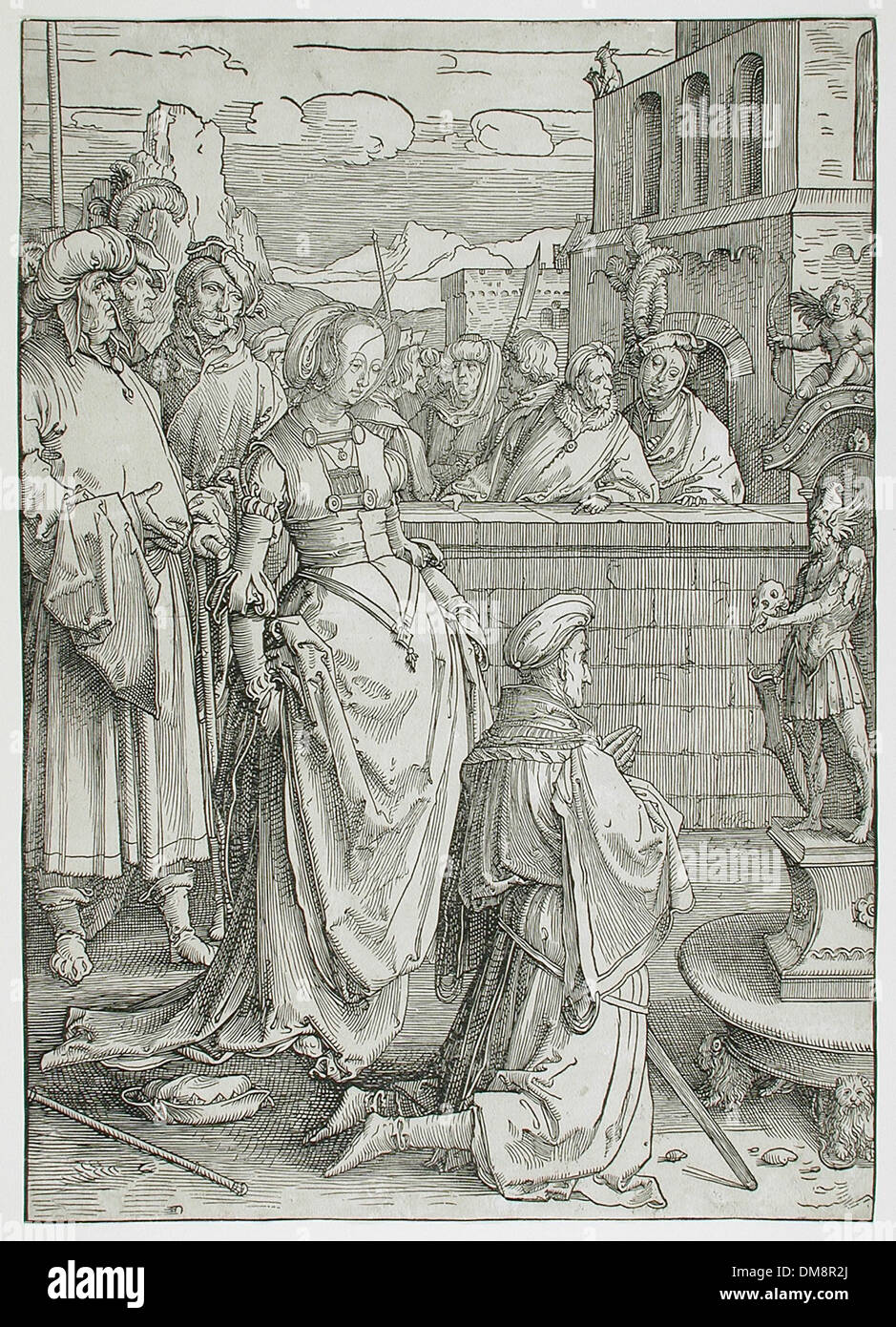 This artwork titled 'Solomon's Idolatry' depicts a biblical scene, with ...