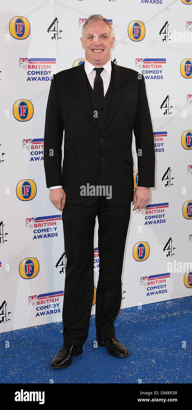 London, UK, 12th December 2013 Greg Davies arrives at the British ...