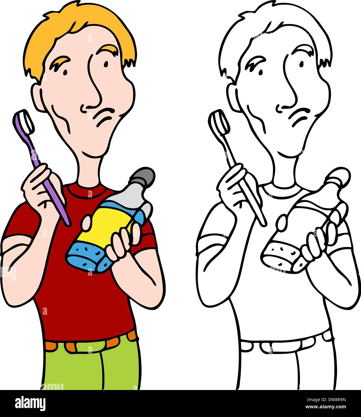 Mouthwash cartoon hi-res stock photography and images - Alamy