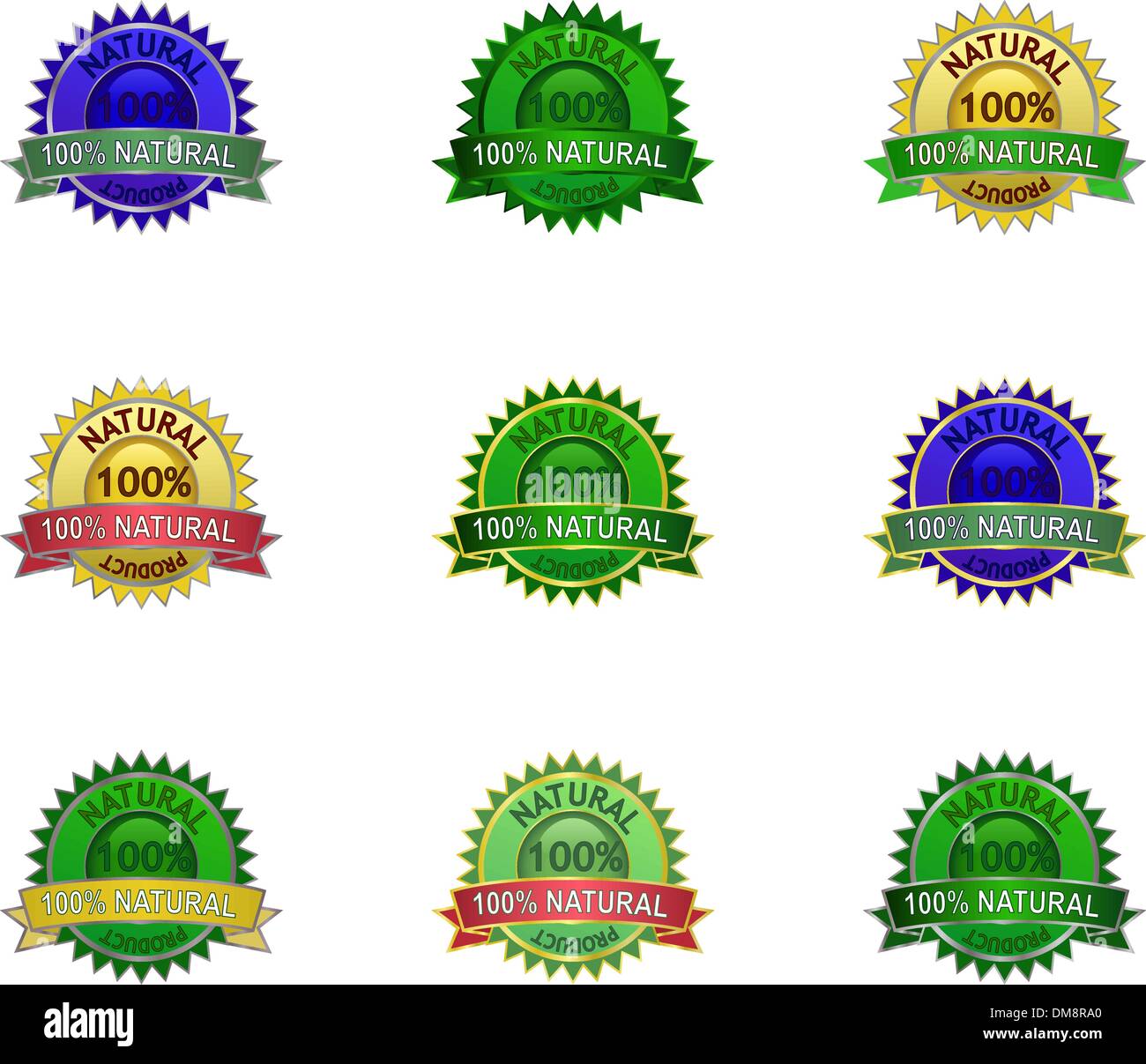 Natural eco labels set Stock Vector Image & Art - Alamy