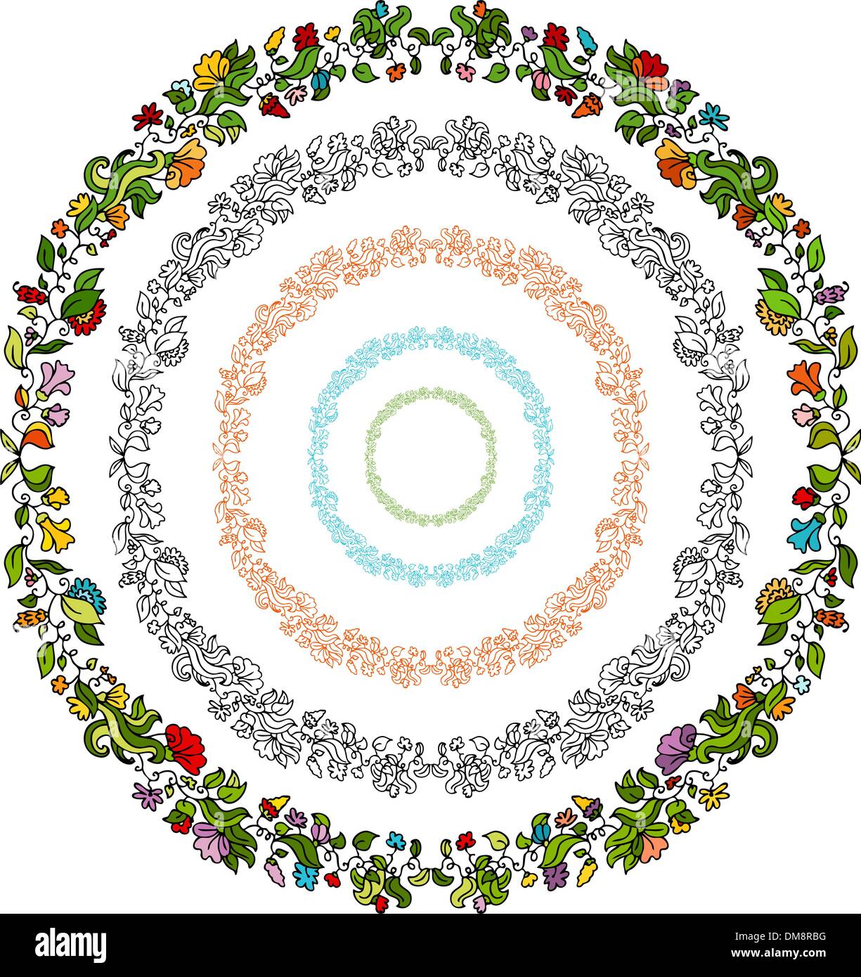 Circular Flower Shape High Resolution Stock Photography and Images - Alamy