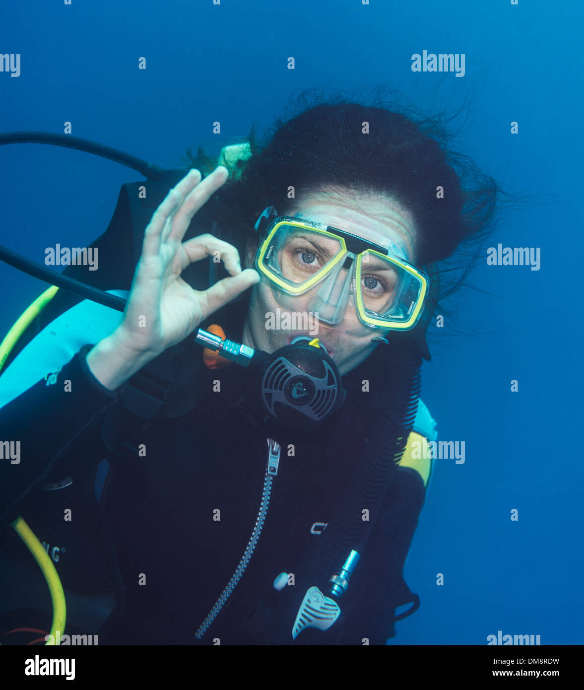 Female diver hi-res stock photography and images - Alamy