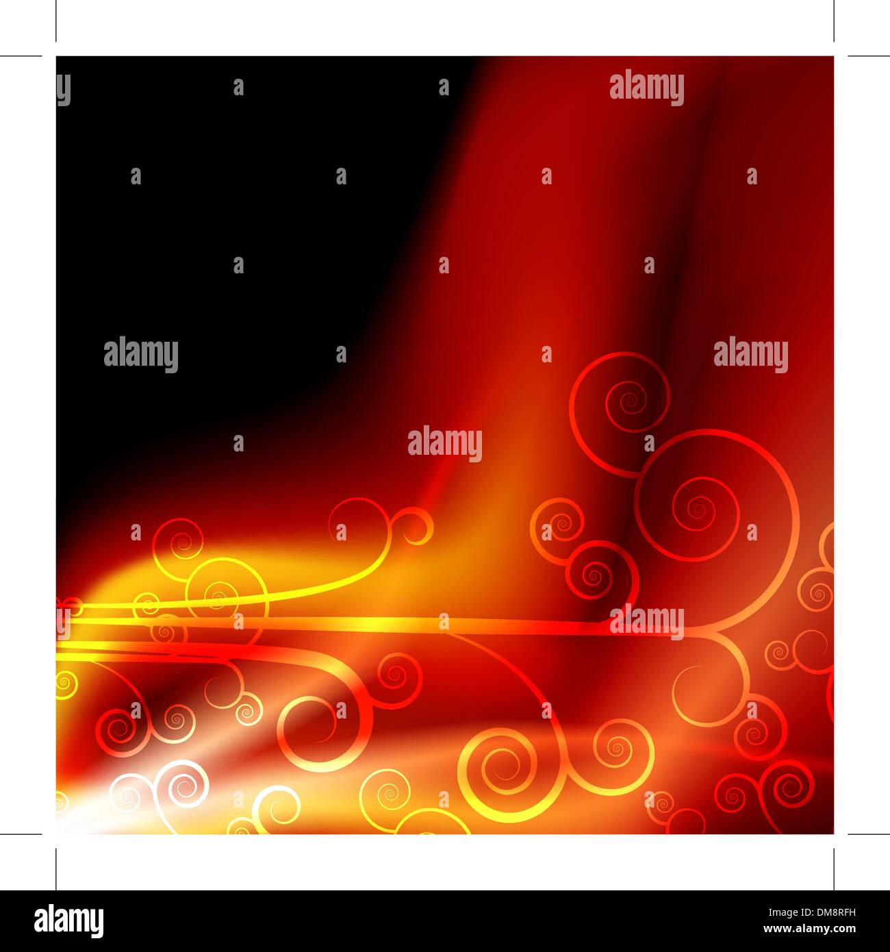 Flame swirls Stock Vector Images - Alamy