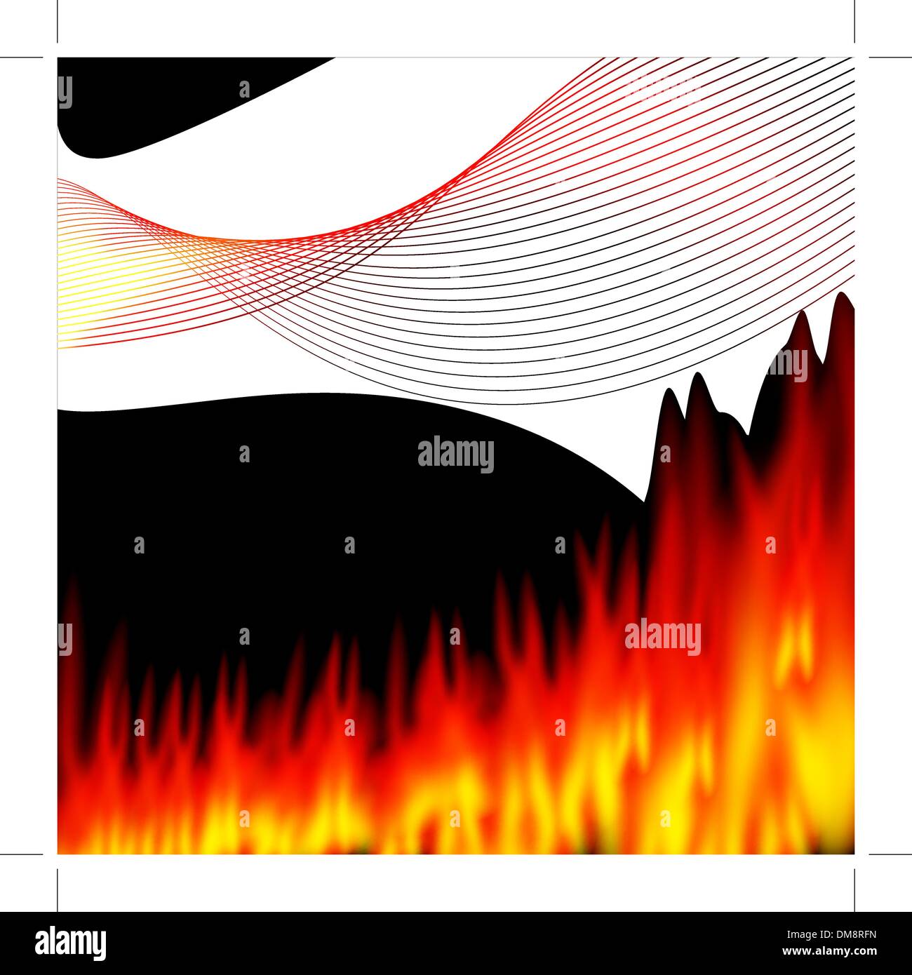 Flaming sun Cut Out Stock Images & Pictures - Alamy