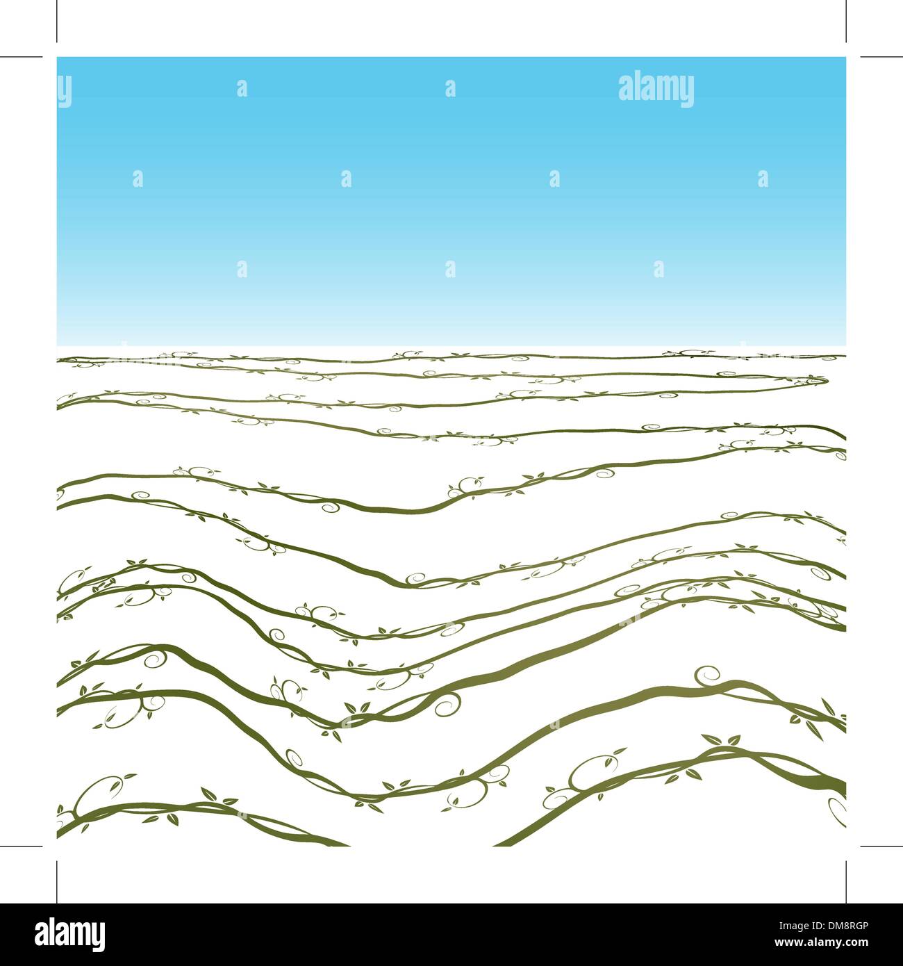 Vine across Stock Vector Images - Alamy