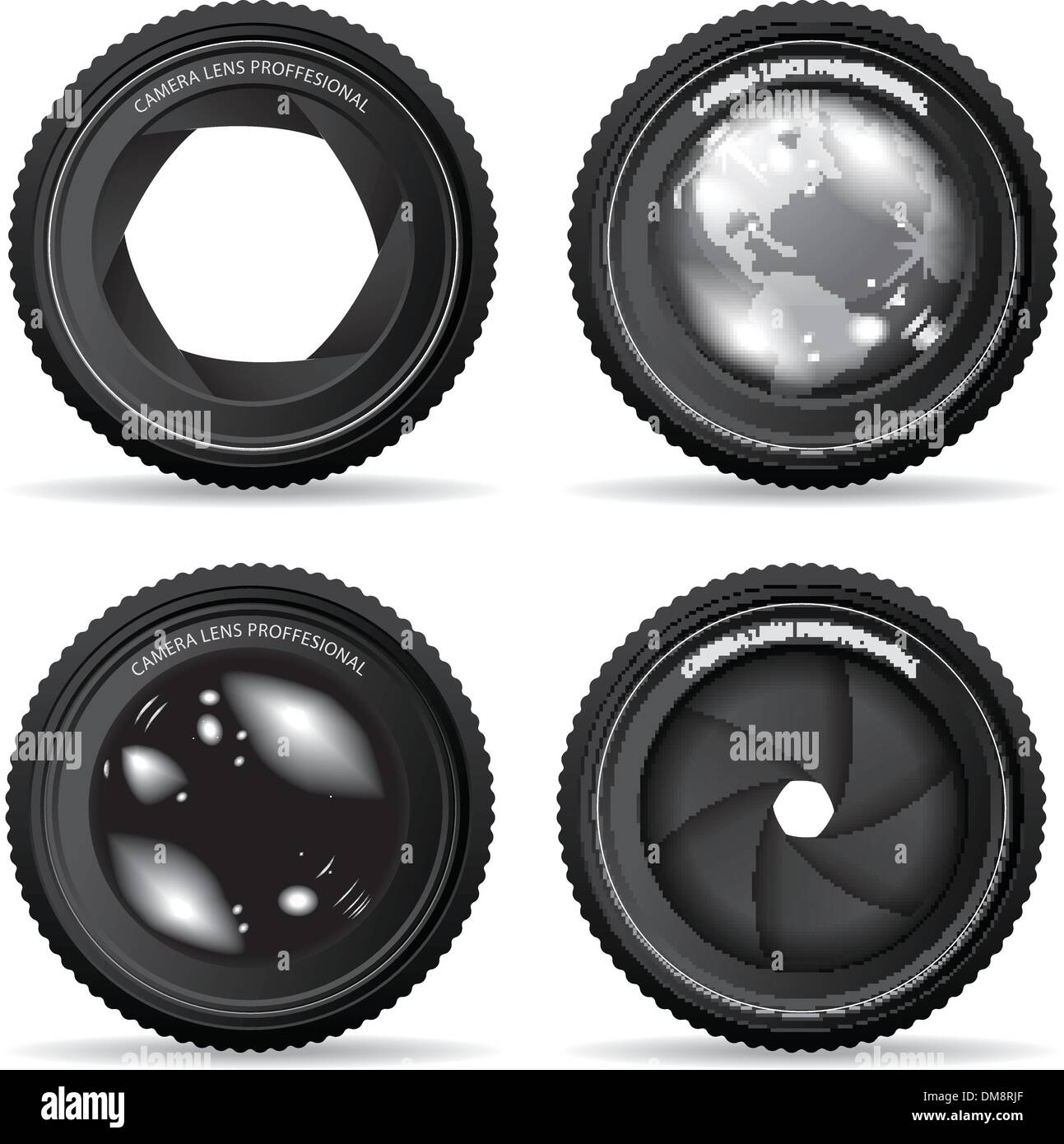 Vector illustration of camera lens Stock Vector Image & Art - Alamy