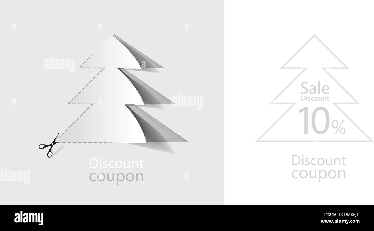 Coupons cut out Stock Vector Images - Alamy