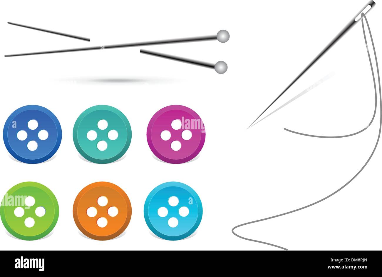 Close up thread on Stock Vector Images - Alamy