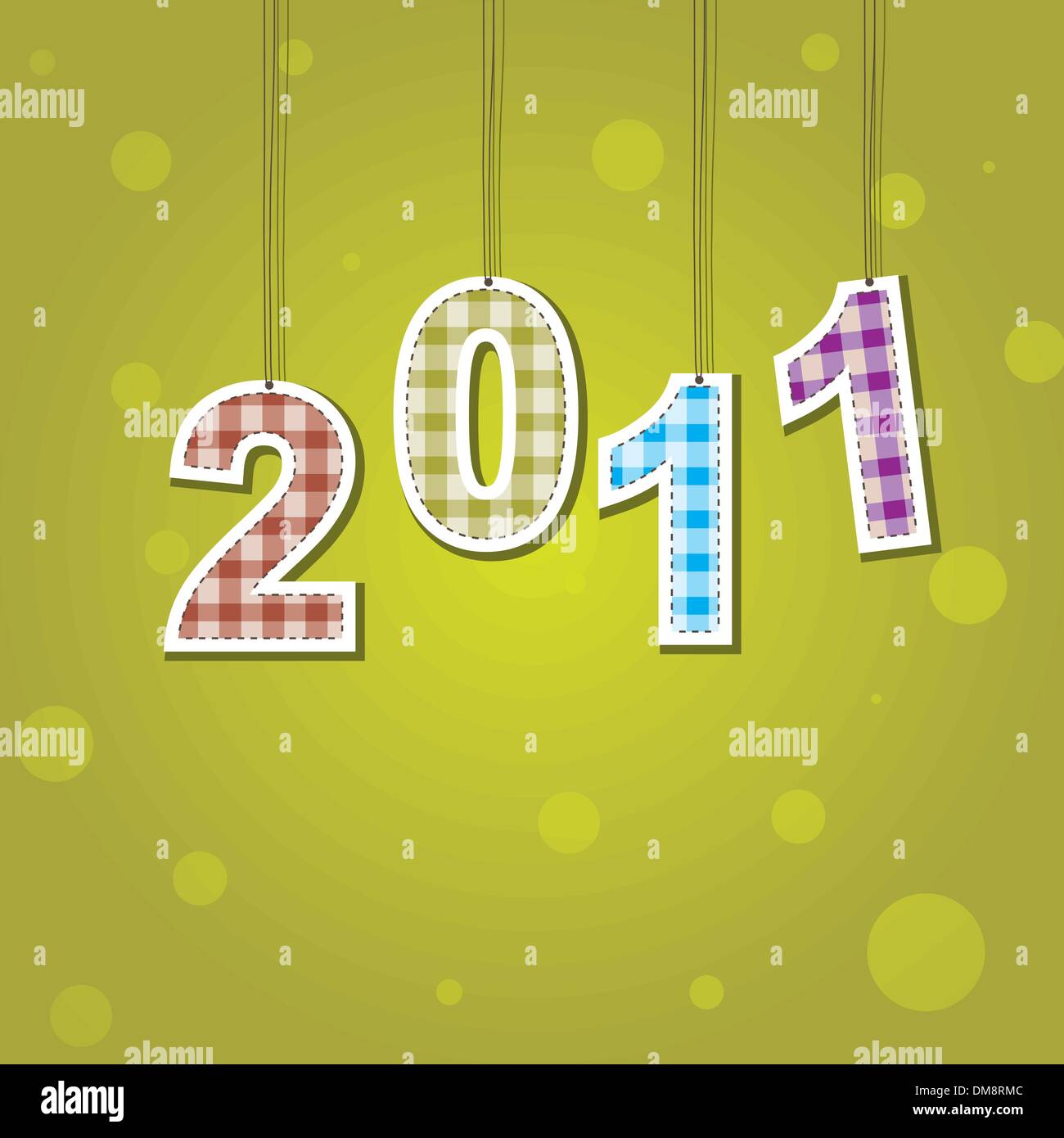 New Years card 2011 . Vector illustration Stock Vector Image & Art - Alamy