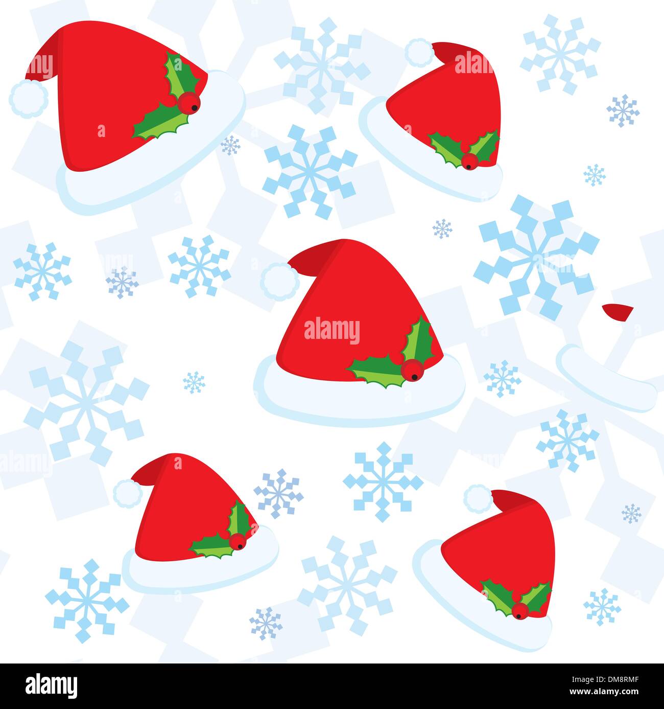 Santas pattern Stock Vector Images - Alamy