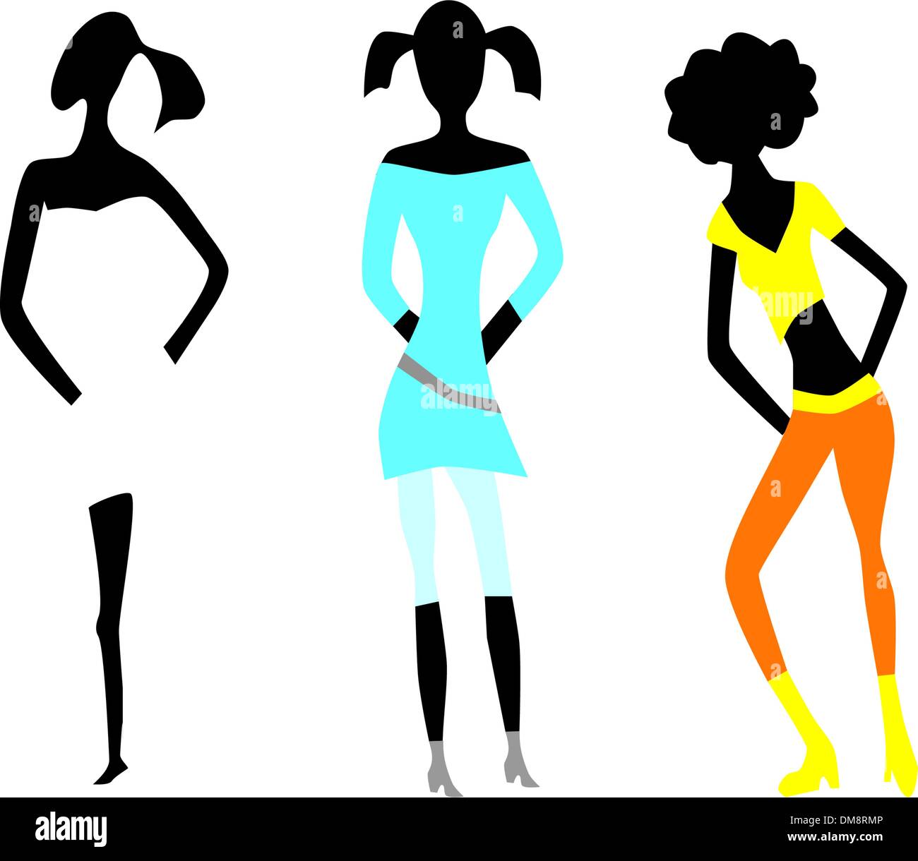 Walking to party women Stock Vector Images - Alamy