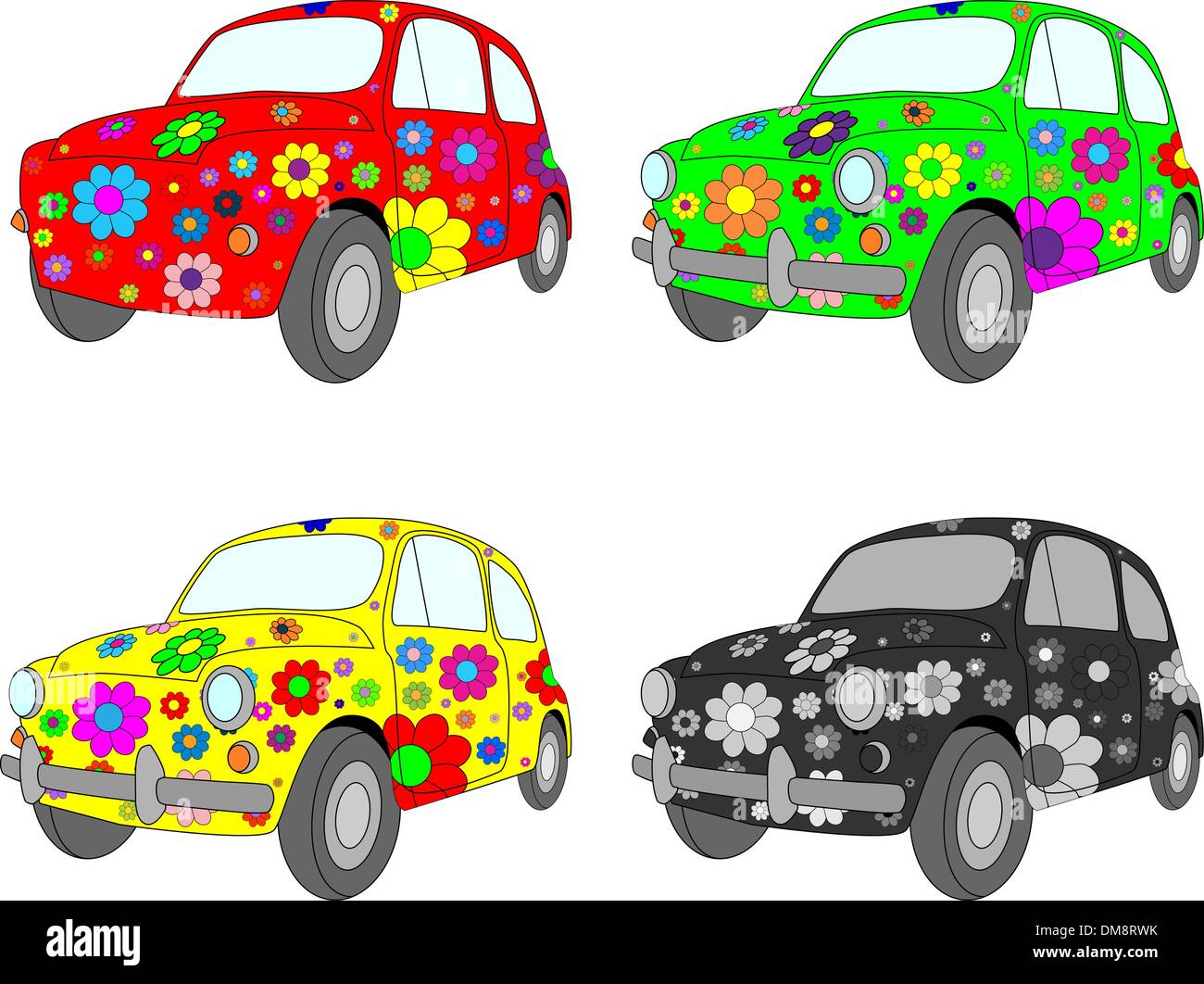 Four wheel vehicle Stock Vector Images - Alamy