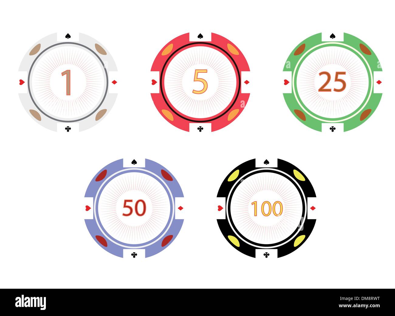 Gambling chips, vector illustration Stock Vector Image & Art - Alamy