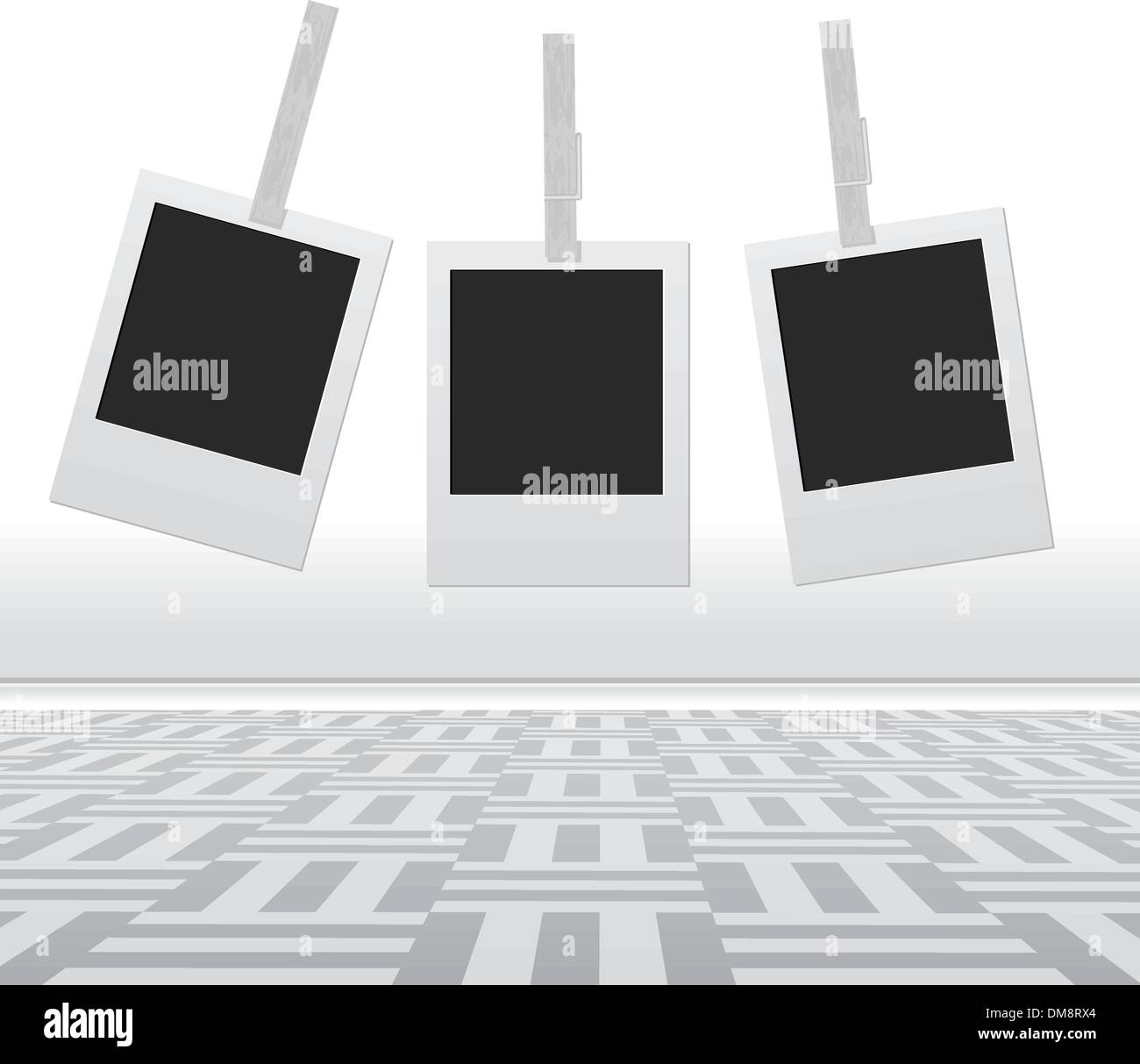 Black white photo concept Stock Vector Images - Alamy