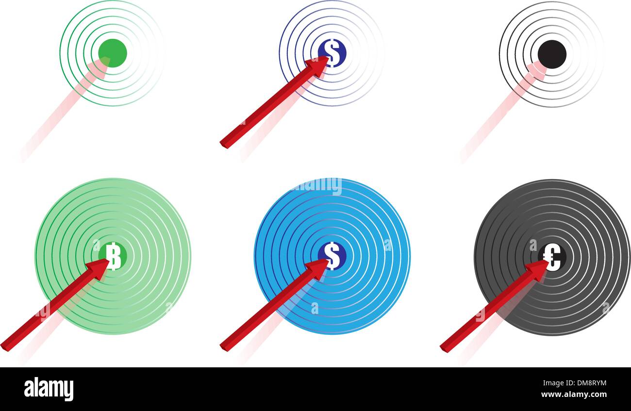 Meet the target Stock Vector Image & Art - Alamy