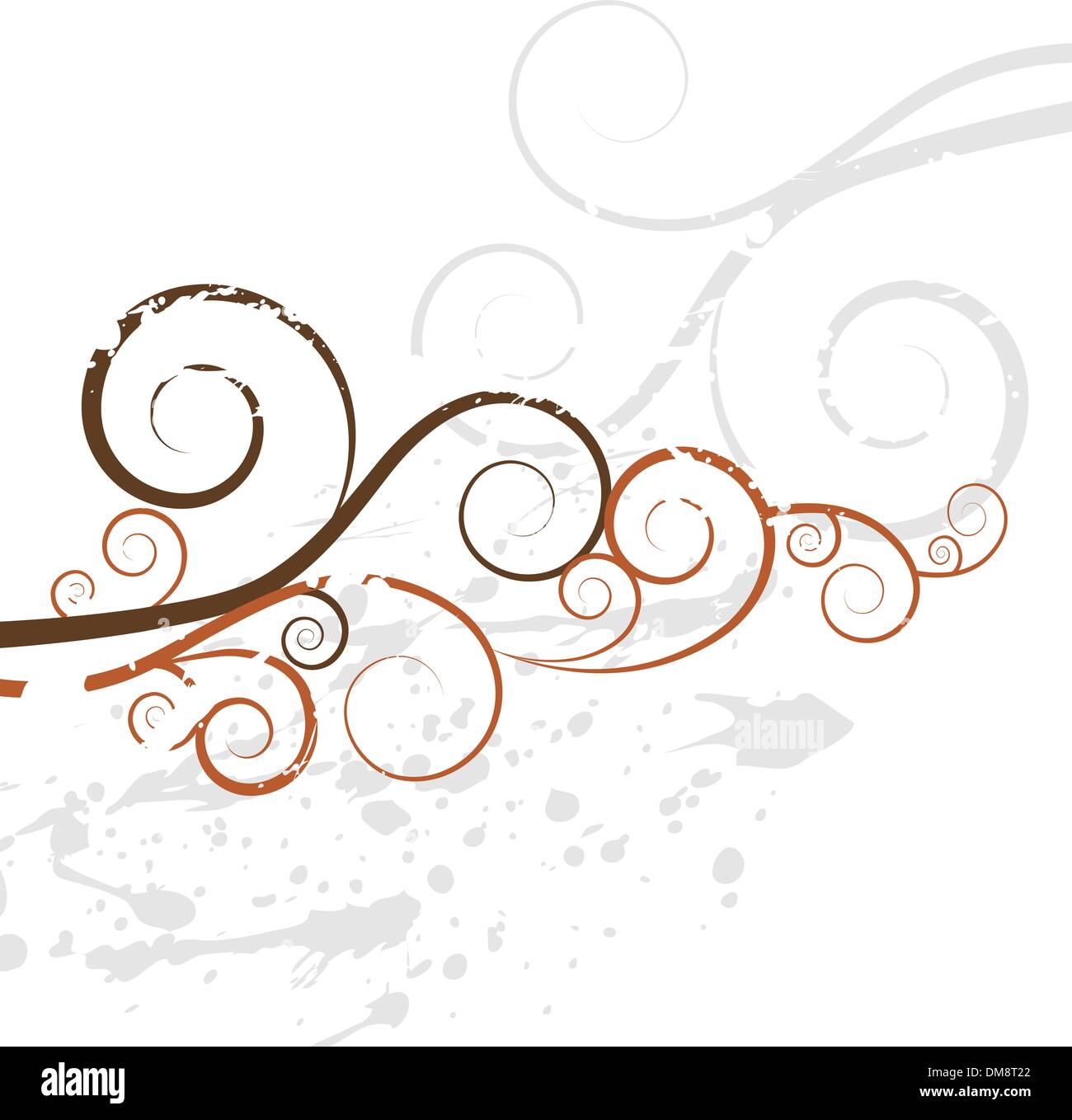 Scrolling wave pattern Cut Out Stock Images & Pictures - Alamy