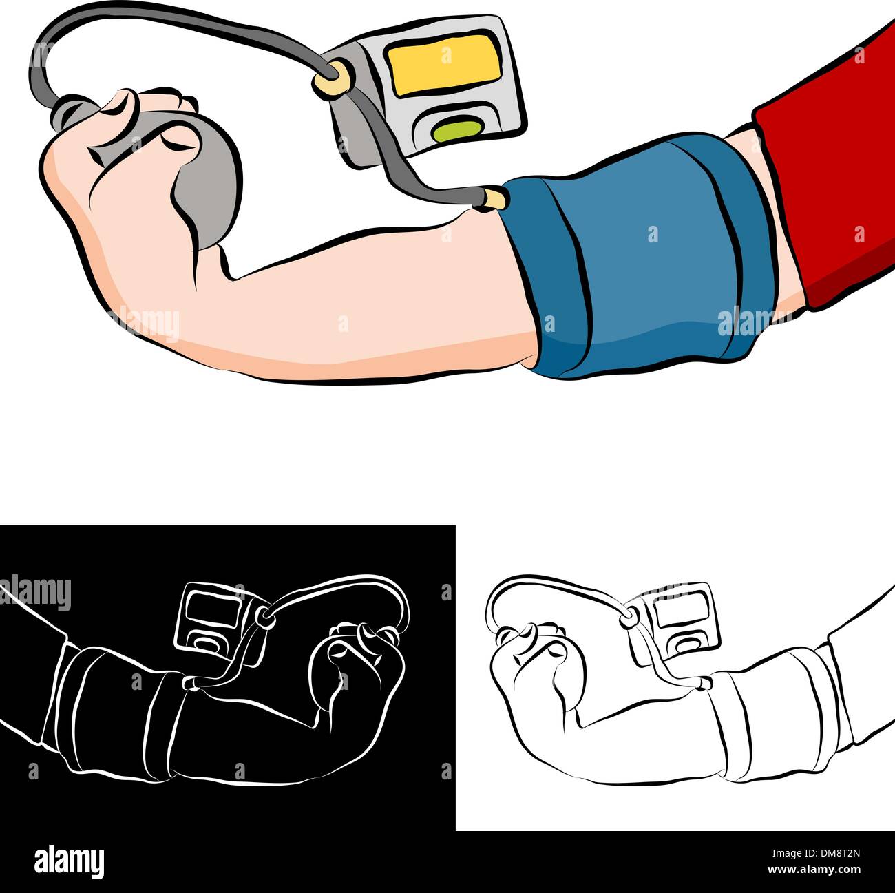 Blood Pressure Test Stock Vector Image & Art - Alamy